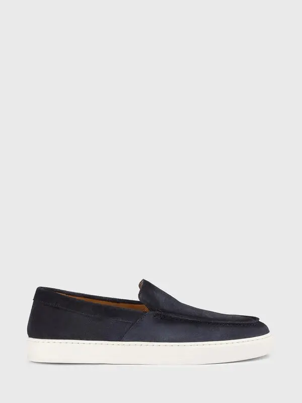 DOUCAL'S Suede Loafers - Sand