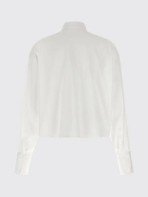 Ermanno Scervino Cotton Shirt With Embroidered Bib
