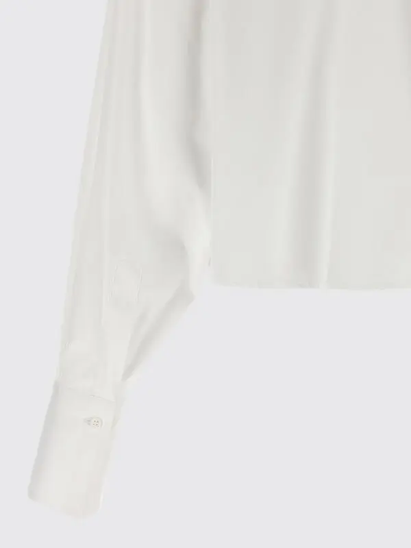 Ermanno Scervino Cotton Shirt With Embroidered Bib