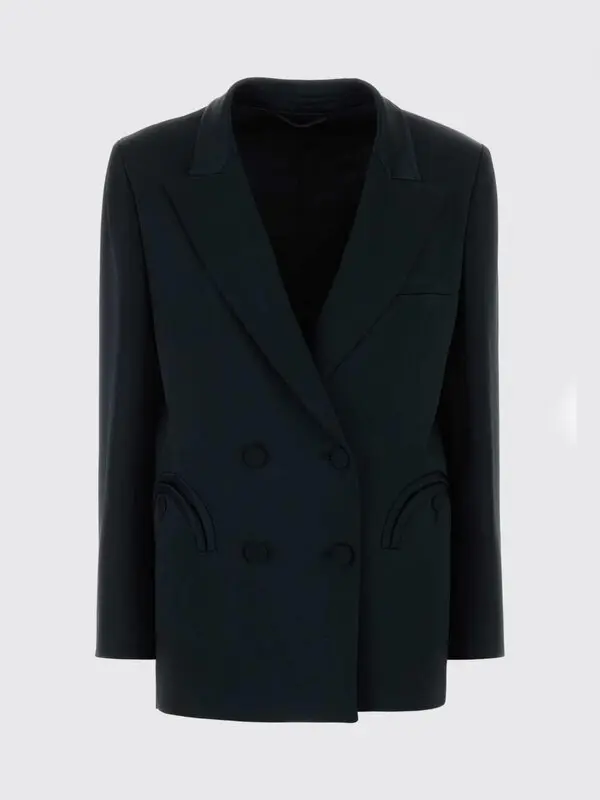 BLAZÉ MILANO Double-breasted Viscose Blend Blazer - Blue