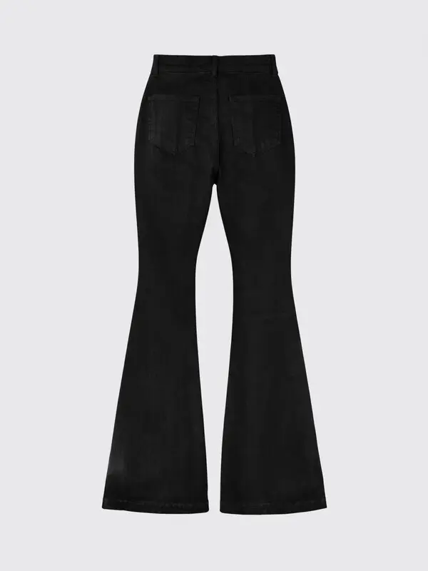 Rick Owens Flared Cotton Denim Jeans