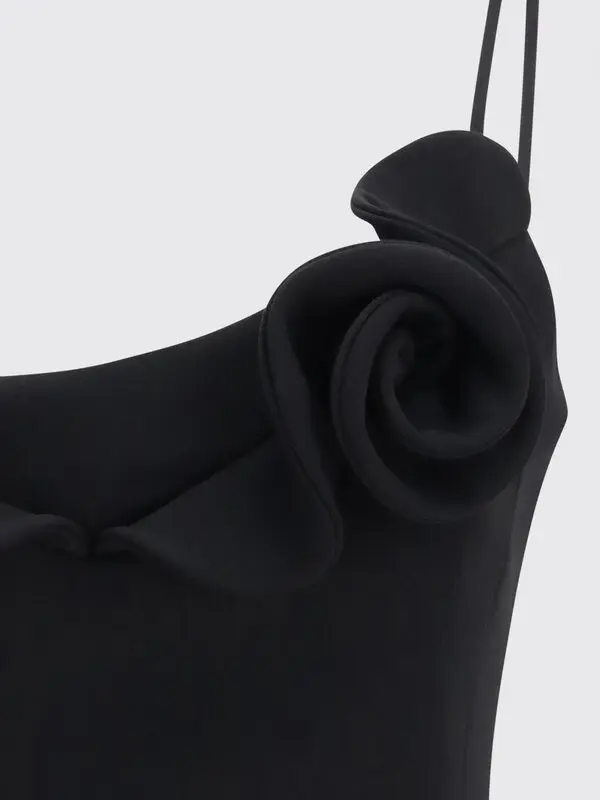 Magda Butrym Stretch Virgin Wool Mini Dress - Black