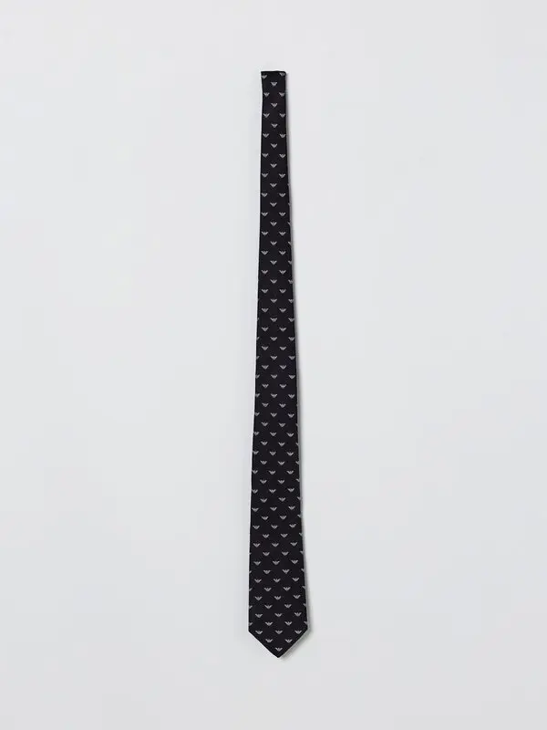 Emporio Armani Printed Neck Tie - Navy