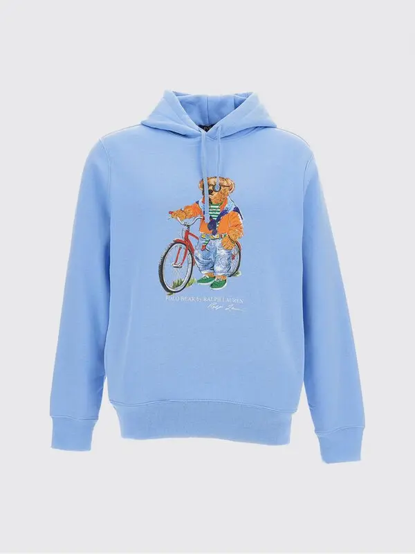 Polo Ralph Lauren Fleece Hoodie - Gnawed Blue