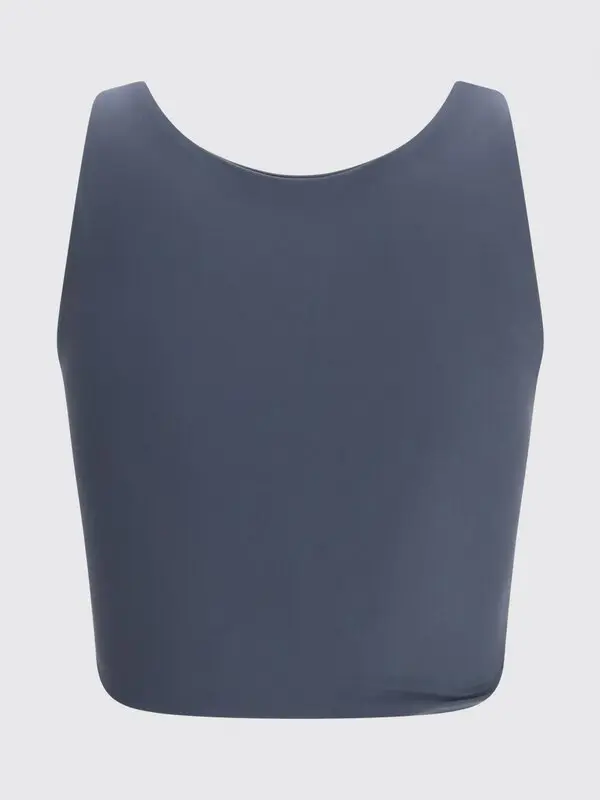 Magda Butrym Sleeveless V-neck Cropped Top With Embellishment