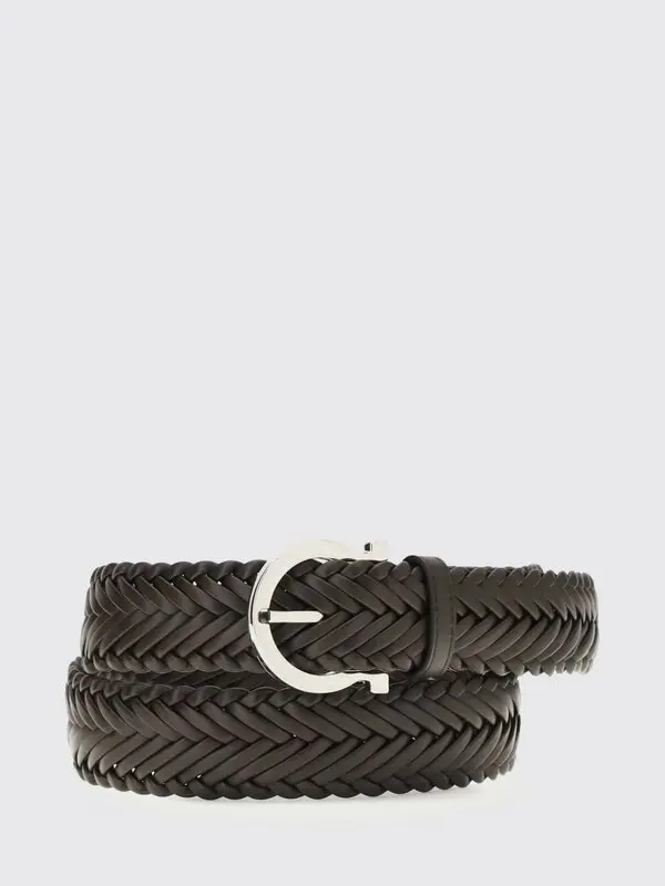 FERRAGAMO Woven Belt - Dark
