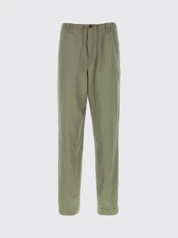 Dries Van Noten Cotton Blend Drawstring Trousers