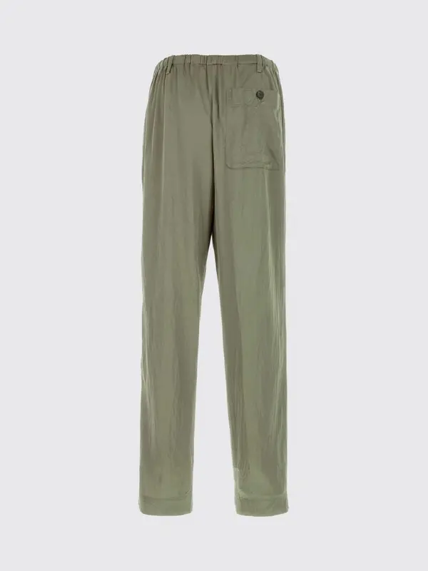 Dries Van Noten Cotton Blend Drawstring Trousers