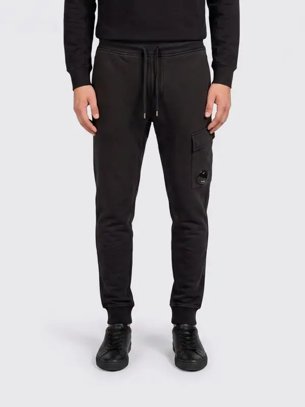 C.P. COMPANY Cotton Cargo Pants - Black