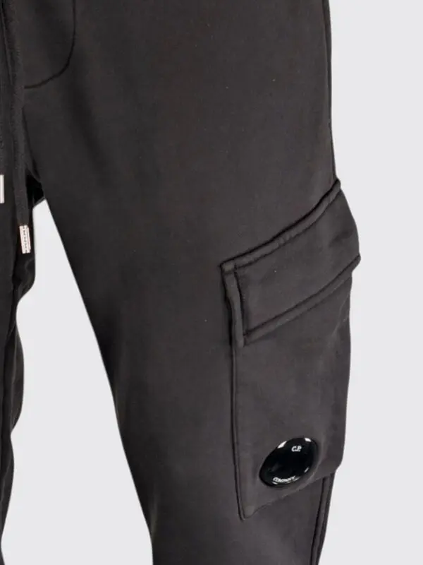 C.P. COMPANY Cotton Cargo Pants - Black
