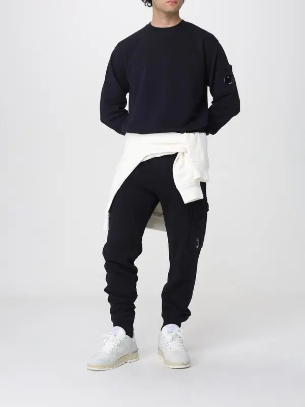 C.P. COMPANY Cotton Cargo Pants - Blue
