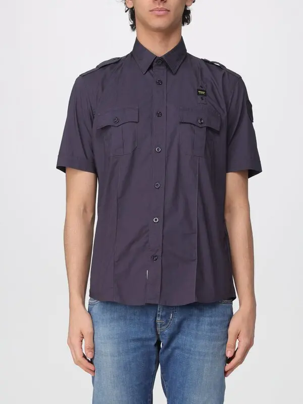 BLAUER. Shirt - Blue