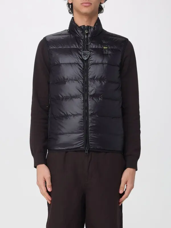 BLAUER. Quilted Nylon Vest - Black