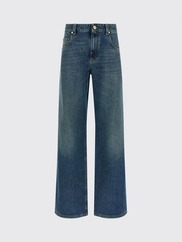 Brunello Cucinelli Cotton Denim Straight Leg Jeans - Blue