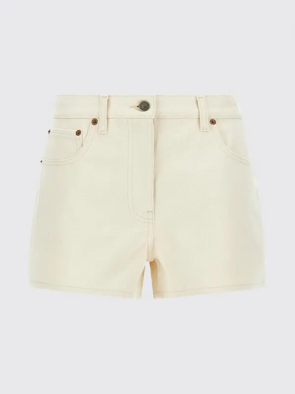 Valentino Garavani Cotton Denim Shorts