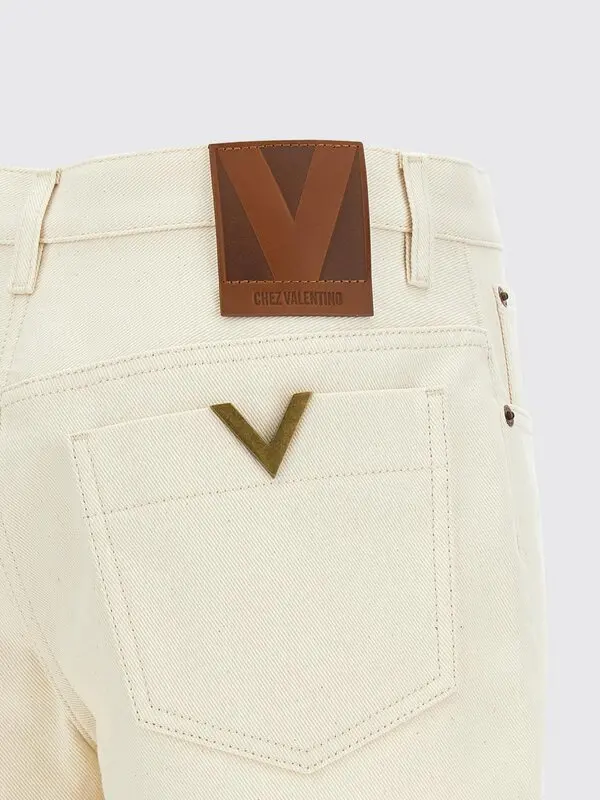 Valentino Garavani Cotton Denim Shorts
