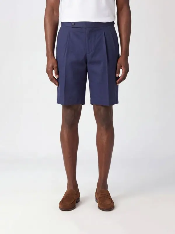 Incotex Tailored Cotton Shorts - Blue
