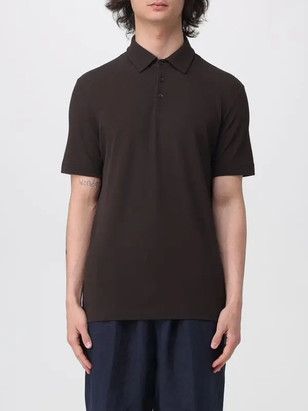 ZANONE Polo Shirt - Brown