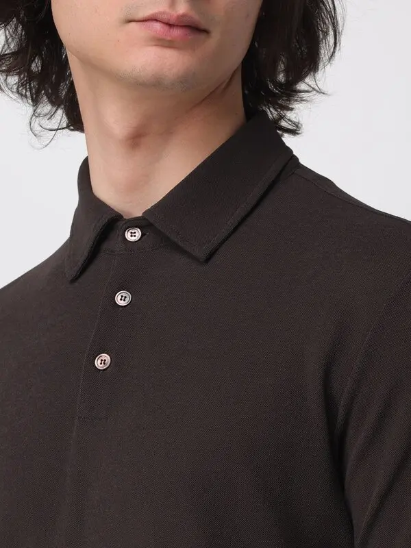 ZANONE Polo Shirt - Brown