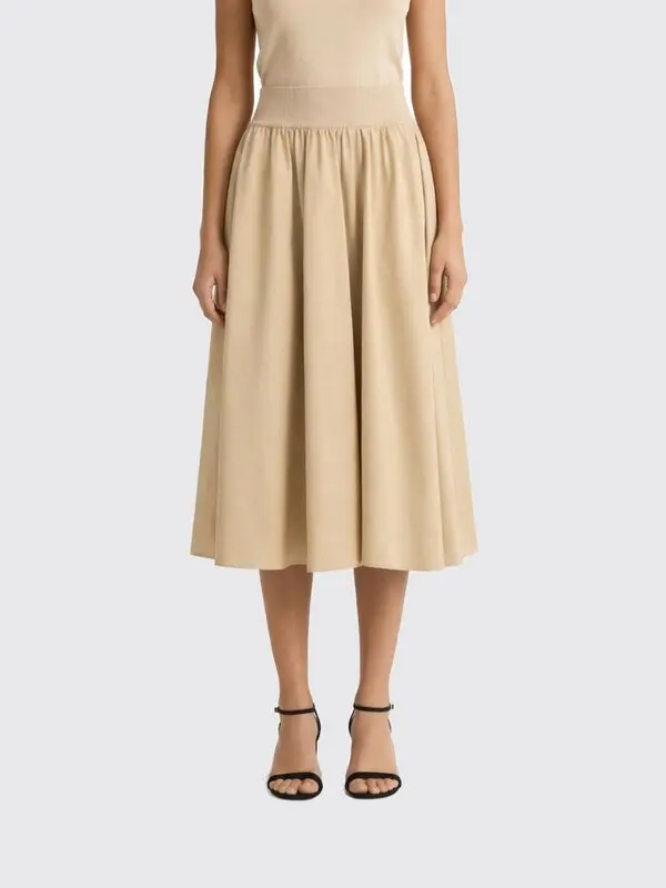 PATOU Pleated Midi Skirt