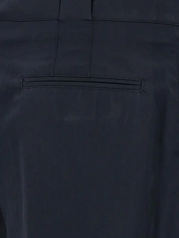 Brunello Cucinelli Tailored Cotton Trousers - Blue