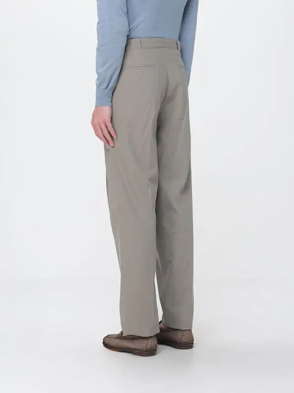 Brunello Cucinelli Tailored Cotton Trousers - Kaki