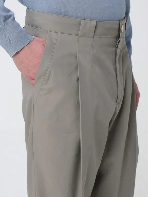 Brunello Cucinelli Tailored Cotton Trousers - Kaki