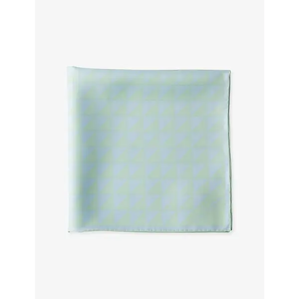 Prada Printed Silk Twill Scarf