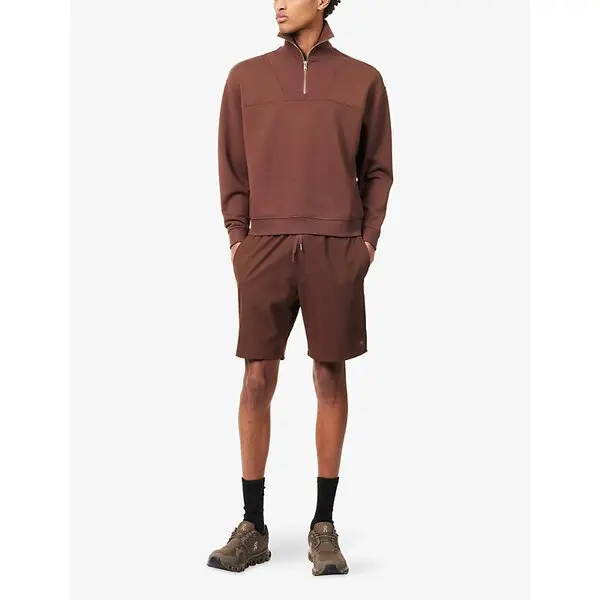 NOW YOU LIVE Rutland High-neck Sweatshirt - Clay
