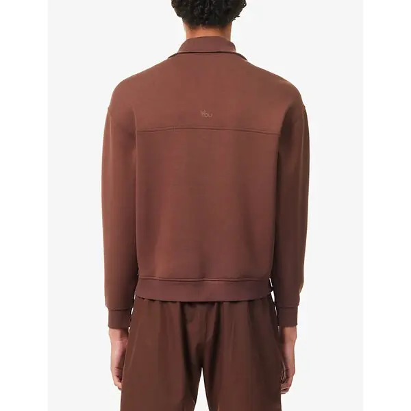 NOW YOU LIVE Rutland High-neck Sweatshirt - Clay