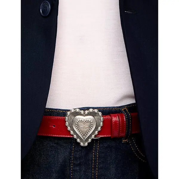 Zadig&Voltaire Heart-buckle Leather Belt