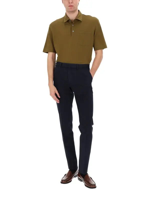 Zegna Tailored Cotton Trousers