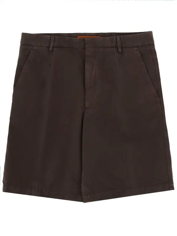 Zegna Cotton Shorts - Brown