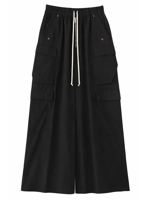 Rick Owens Jumbo Belas Cargo Pantalone - Black