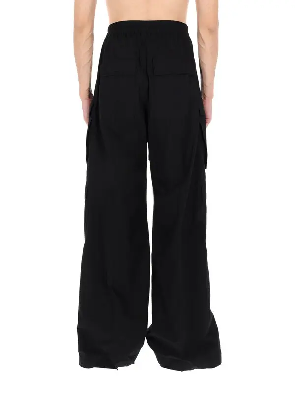 Rick Owens Jumbo Belas Cargo Pantalone - Black