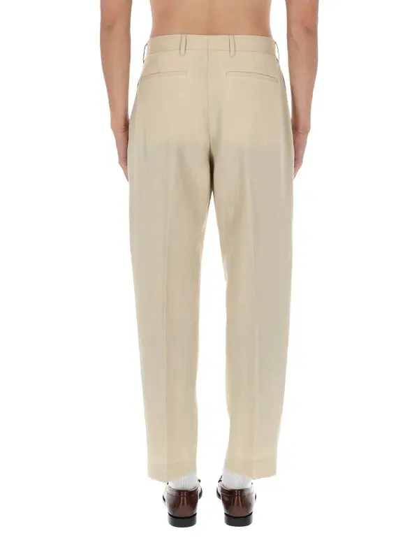 Paul Smith Tailored Pleated Trousers - Beige