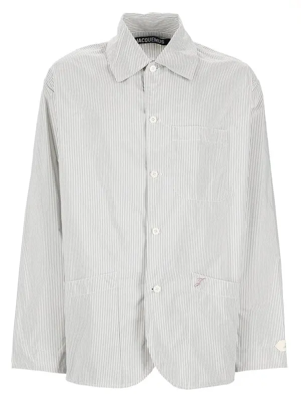 Jacquemus Giacca 'la Veste Boutis - White