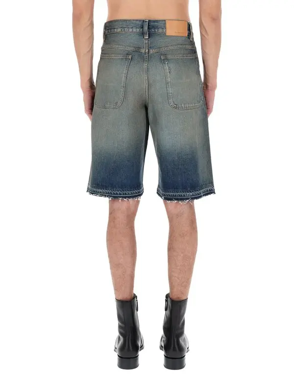 SUNFLOWER Distressed Shorts - Denim