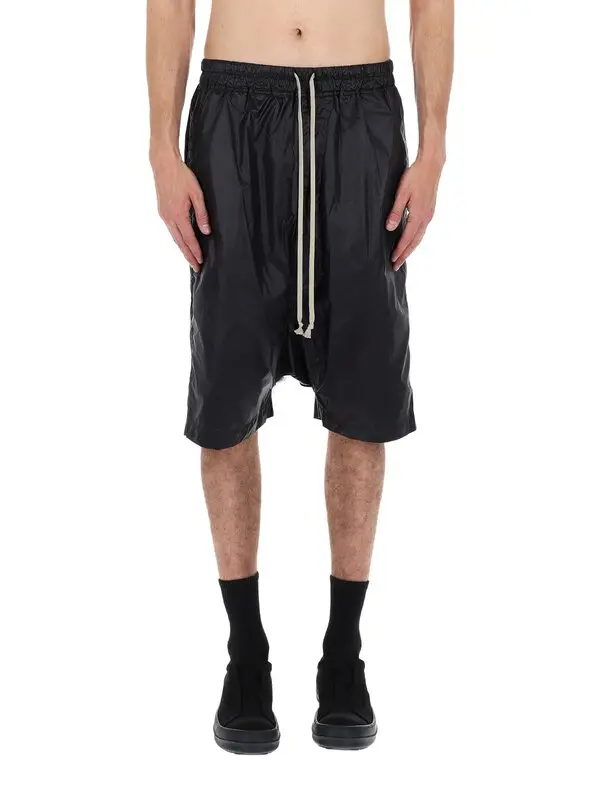 Rick Owens Drawstring Pods Shorts - Black