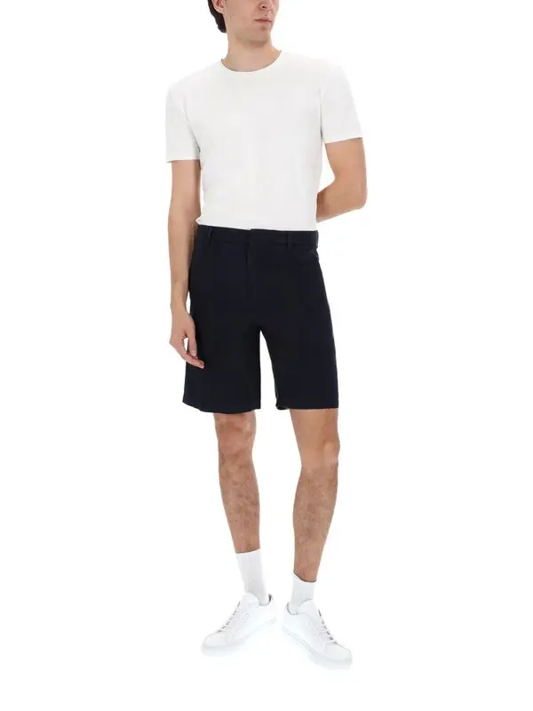 Zegna Cotton Shorts - Blue