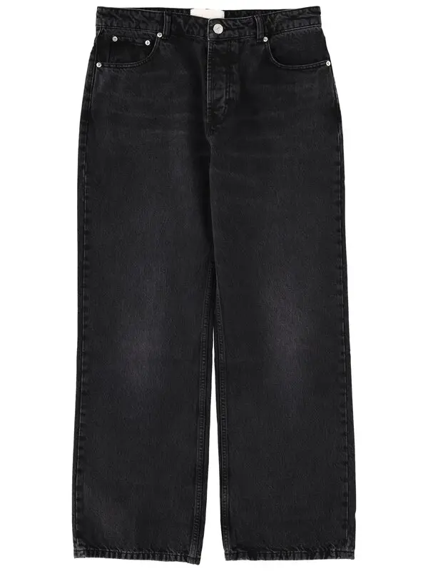 AMI Paris Large Fit Jeans - Black