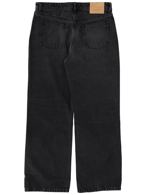 AMI Paris Large Fit Jeans - Black