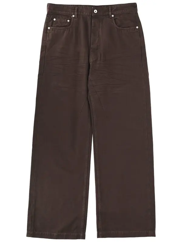 Rick Owens Geth Wide Leg Jeans - Brown