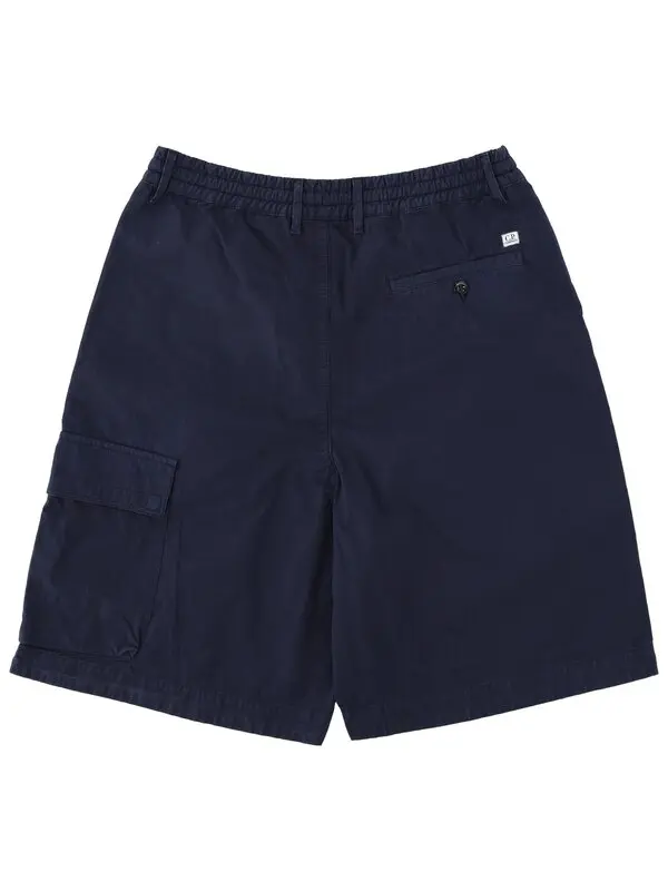 C.P. COMPANY C. P. Company Cargo Shorts With Logo Patch - Blue