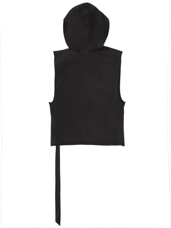 Rick Owens Hooded Tunic Top - Black