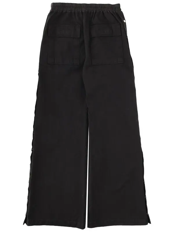 Rick Owens Pantalone Wide Pusher - Black