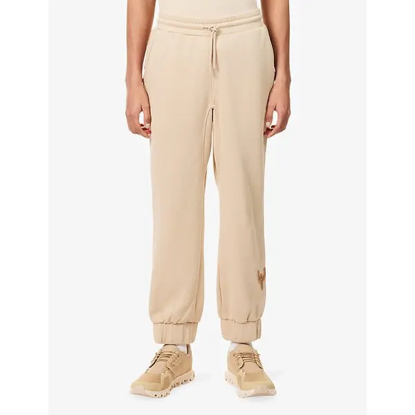 NOW YOU LIVE Magna Cotton-blend Jogging Bottoms - Barley