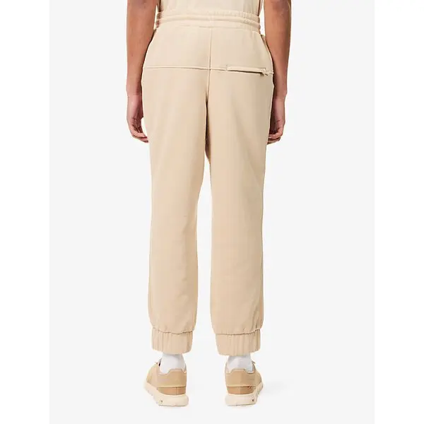 NOW YOU LIVE Magna Cotton-blend Jogging Bottoms - Barley