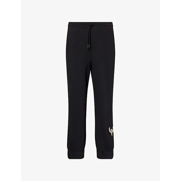NOW YOU LIVE Magna Cotton-blend Jogging Bottoms - Black