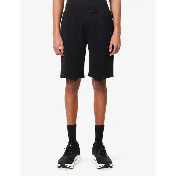 NOW YOU LIVE Lounge Logo-print Stretch-woven Shorts
